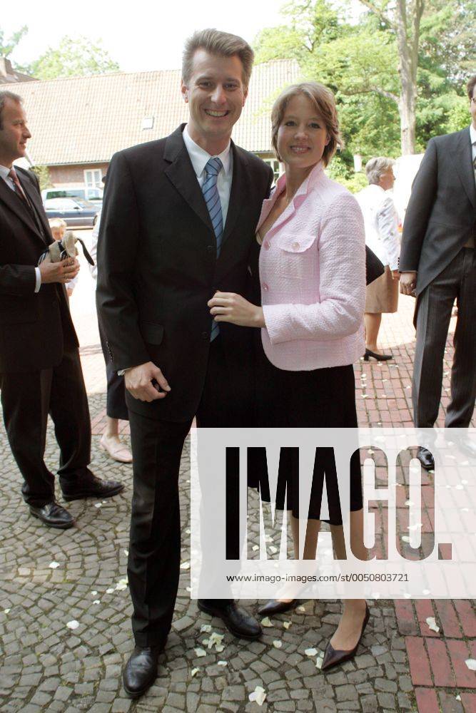 Stephan Hensel und seine Verlobte Christiane Block anlässlich einer ...