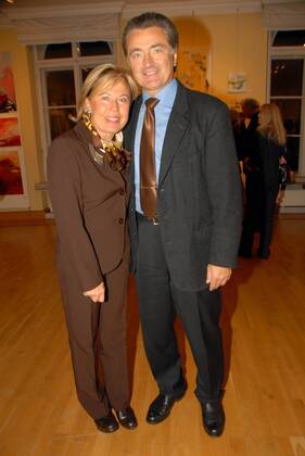 Pianist Max Greger Jr. mit seiner Ehefrau Roswitha anlässlich der ...