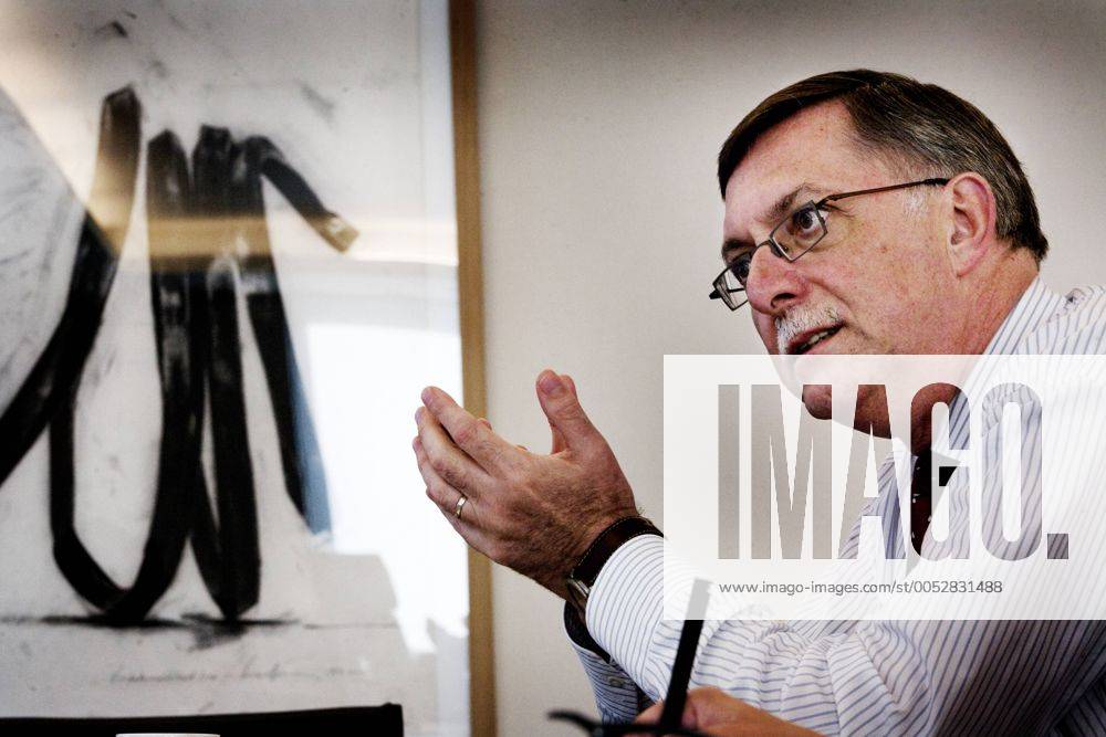 Andre Bergen anlässlich eines Interviews in Brüssel