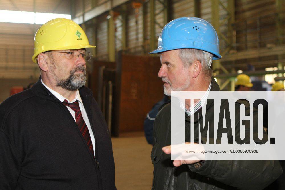 Pressetermin bei der Firma EEW Special Pipe Constructions GmbH im ...