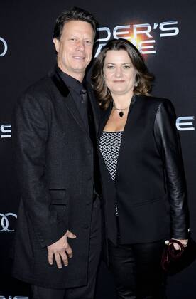 Gavin Hood & wife Janine Eser ENDER S GAME FILM PREMIERE Hollywood ...