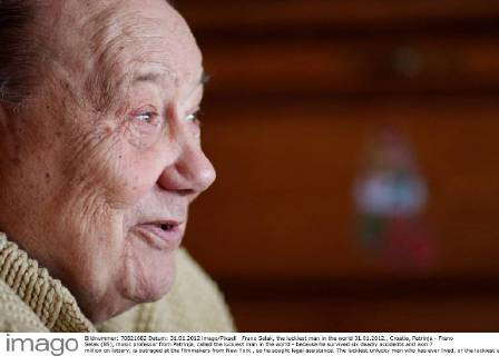 Frano Selak, the luckiest man in the world 31.01.2012., Croatia ...