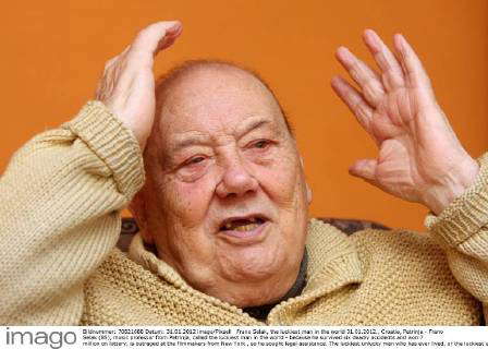 Frano Selak, the luckiest man in the world 31.01.2012., Croatia ...