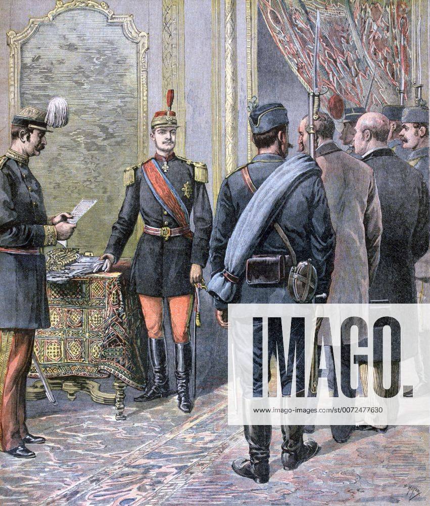 Aleksander Obrenovic (1875-1903) Alexander I of Serbia from 1889 ...