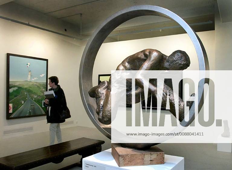 Sisyphos im Rad von 1975 ist der Titel dieser Plastik in der ...