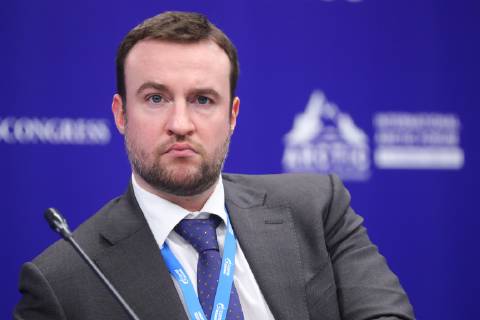 ST PETERSBURG, RUSSIA - : Gazprom Neft CEO and Management Board ...