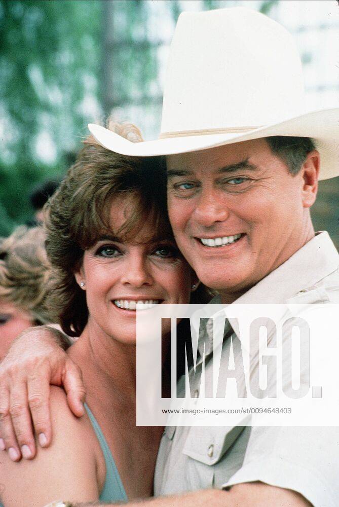 Jr Ewing Sue Ellen Larry Hagman As J.R. Ewing And Linda Gray As Sue