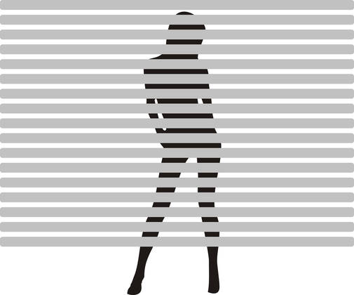 Strip tease Sexy girl strip tease behind a window