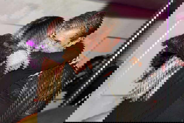 Sven Martinek mit Freundin Bianca Rütter beim Movie Meets Media 2018 ...