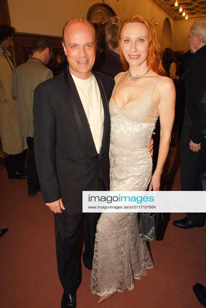 Ustinov Geburtstag 06.04.2001 Schauspieler Christian Berkel + Frau ...