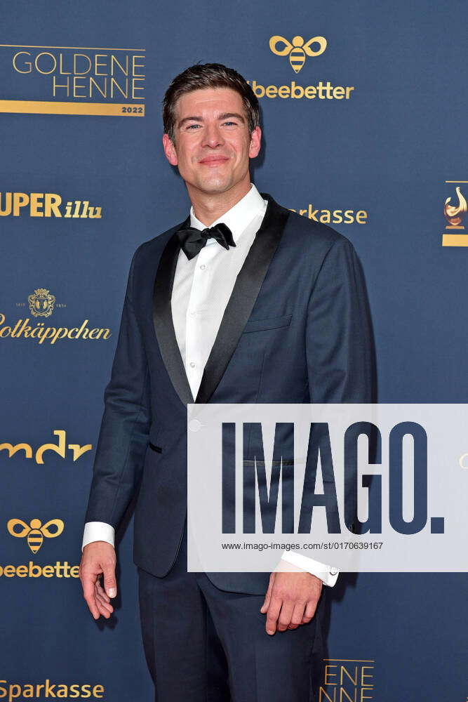 Philipp Danne bei der GOLDENE HENNE 2022 in der Media City in Leipzig ...